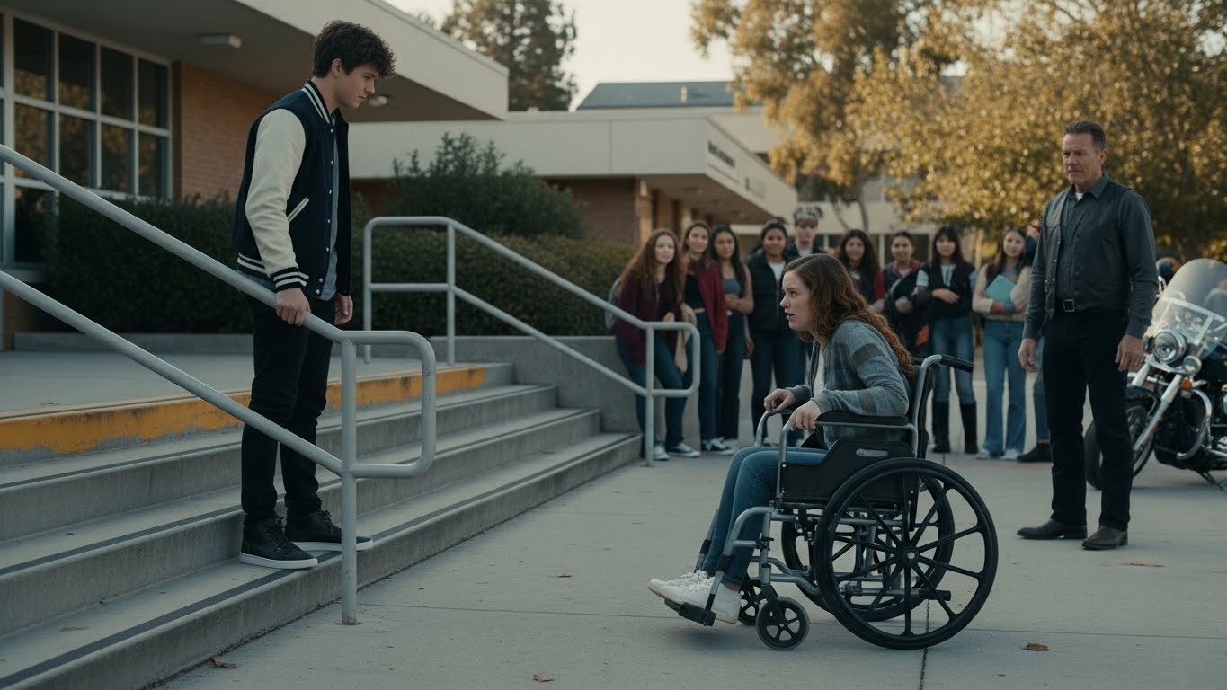The School’s Golden Boy Pushed a Disabled Girl Down the Stairs. He Didn ...